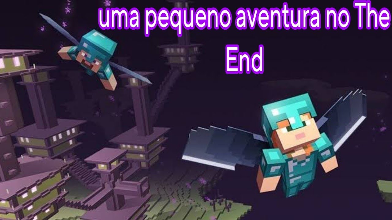 Conquistando o End: Derrotando o Dragão e Pegando a Elytra - YouTube