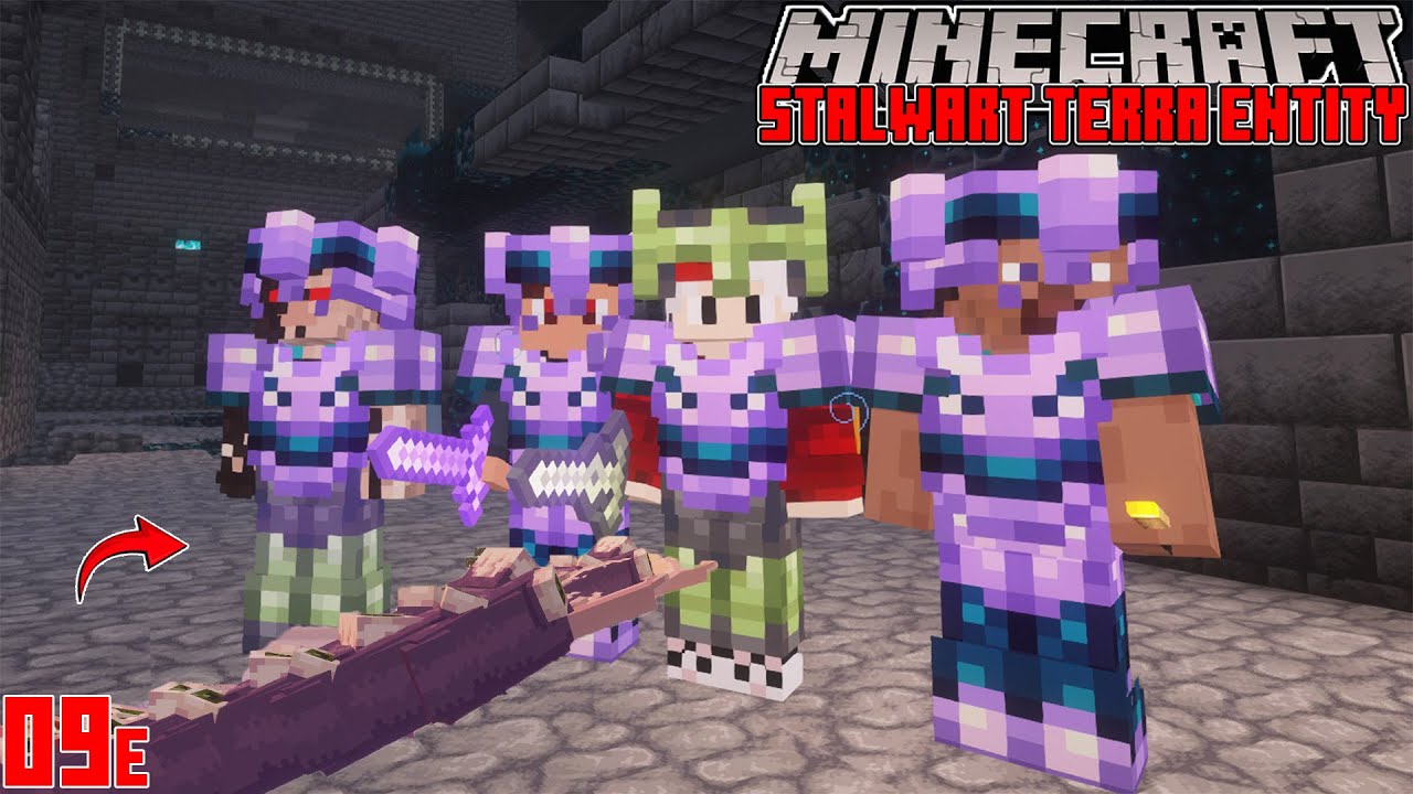 Minecraft: Stalwart Terra Entity 09E សាររ៉ែមេនៅសល់ - YouTube