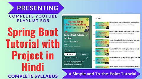 Spring Boot Tutorial in Hindi - YouTube