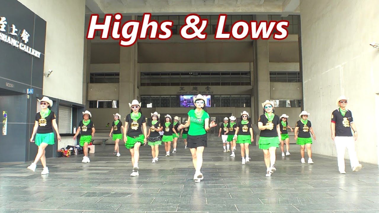 Highs & Lows│Line Dance by Maggie Gallagher (UK)│Demo & Walk Through ...
