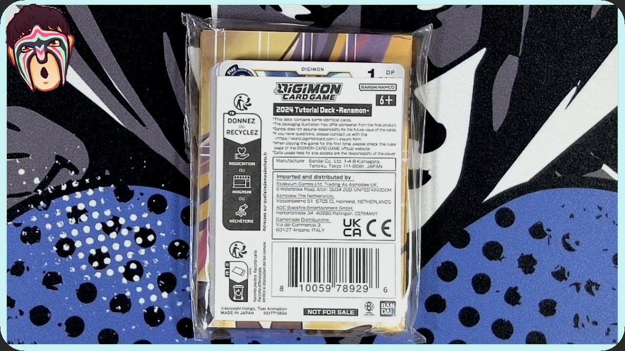 Digimon Card Game - Tutorial Deck 2024 Renamon [⚡Team Thunder⚡] - YouTube