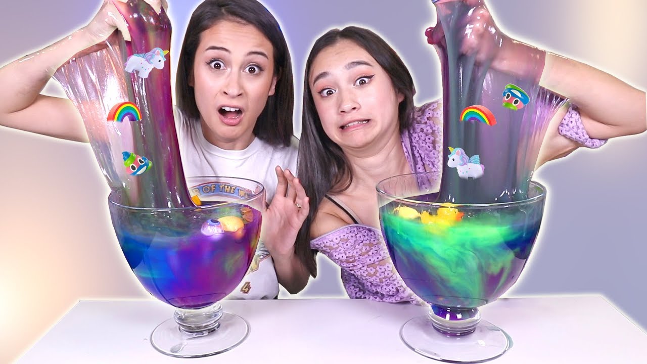 WHAT'S IN THE SLIME CHALLENGE! || Slime Sunday - YouTube