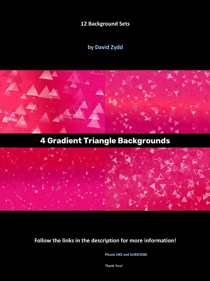 12 Background Sets by David Zydd - YouTube