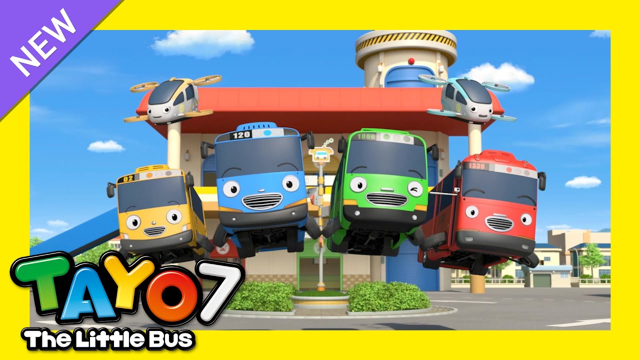 Kompilasi Lagu Tema Tayo l lagu untuk anak-anak l Hey Tayo! l Tayo bus ...
