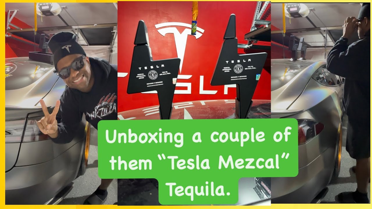 I Unboxed Tesla's New Alcohol (Mezcal) - YouTube