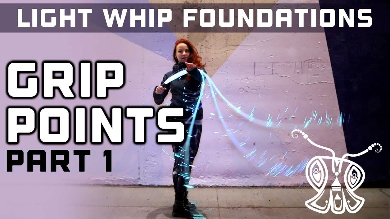 Light Whip Foundations Tutorial | Grip Points Part 1 | BitWhip Fiber Optic Whip by Ants On A ...