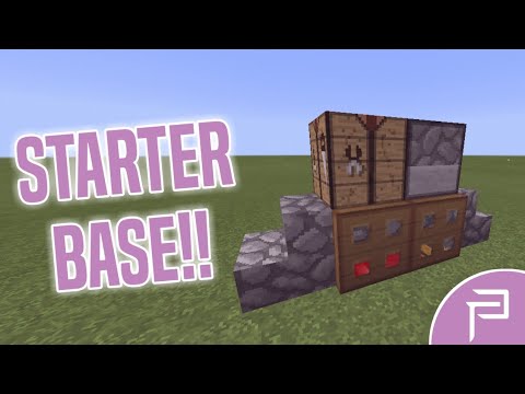 HOW TO MAKE SIMPLE STARTER BASE!! |MINECRAFT TUTORIAL - YouTube