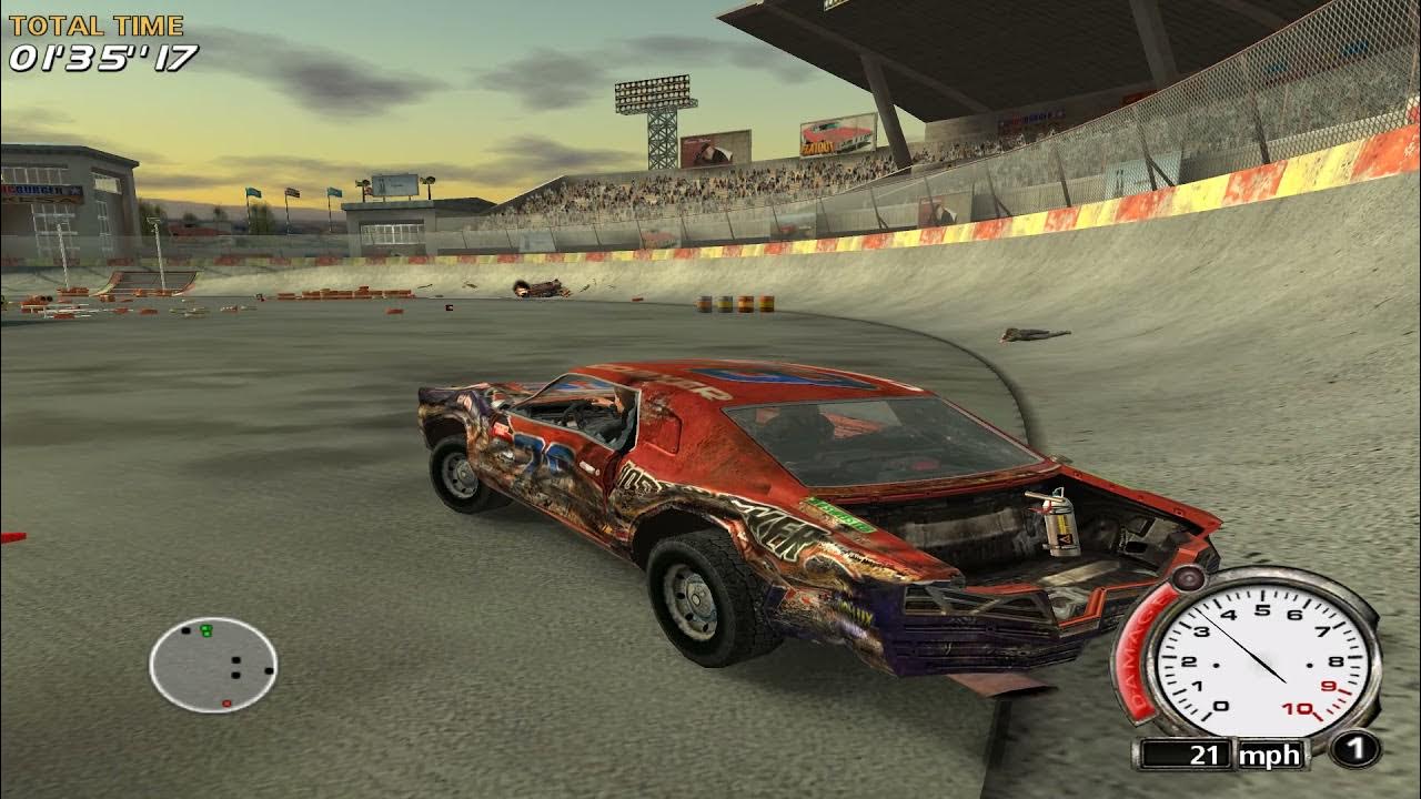 FlatOut - Demolition Dash - YouTube