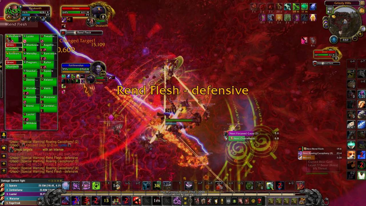Heroic Ursoc Tanking Emerald Nightmare - YouTube