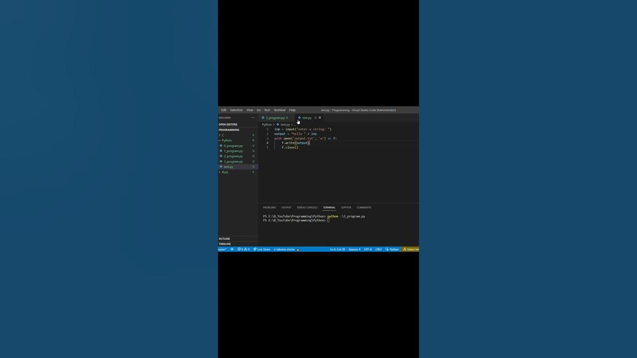 Python Subprocesspopen For Running Shell Commands And Application Python Automation Shorts