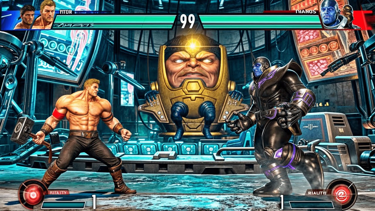 Marvel vs Capcom Infinite | Thor & Spider-Man vs Iron Man & Thanos | PC ...