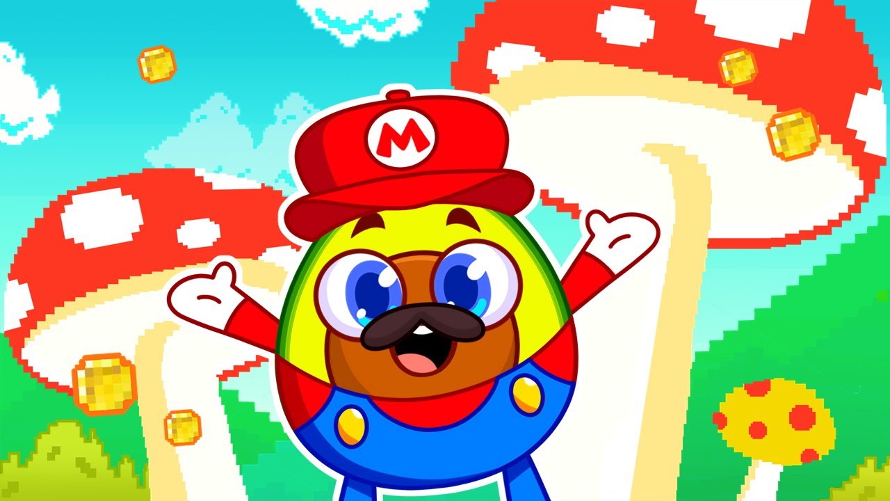Super Mario Dad 🍄😃 Best Kids Cartoon by Meet Penny🥑💖 - YouTube