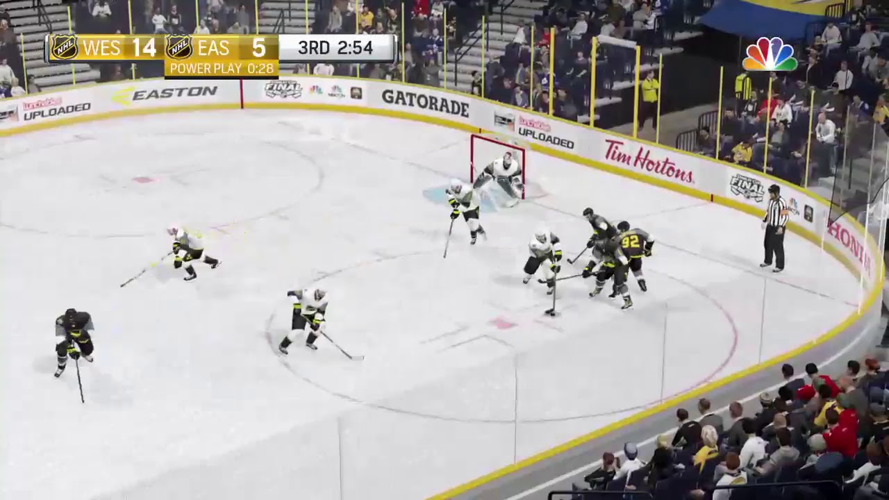 NHL All-Star Game West Vs. East NHL 17 (FULL GAME) - YouTube