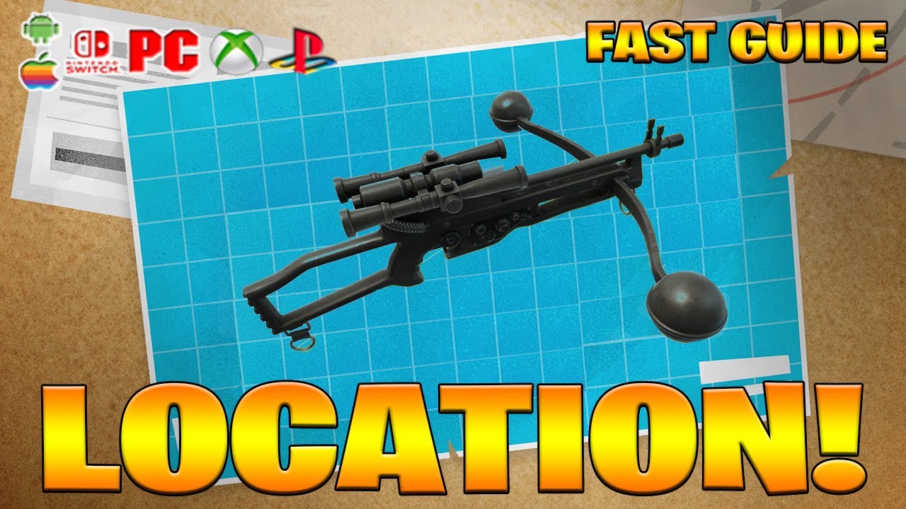 Where to find Bowcaster Location in Fortnite! (How to Get Bowcaster ...