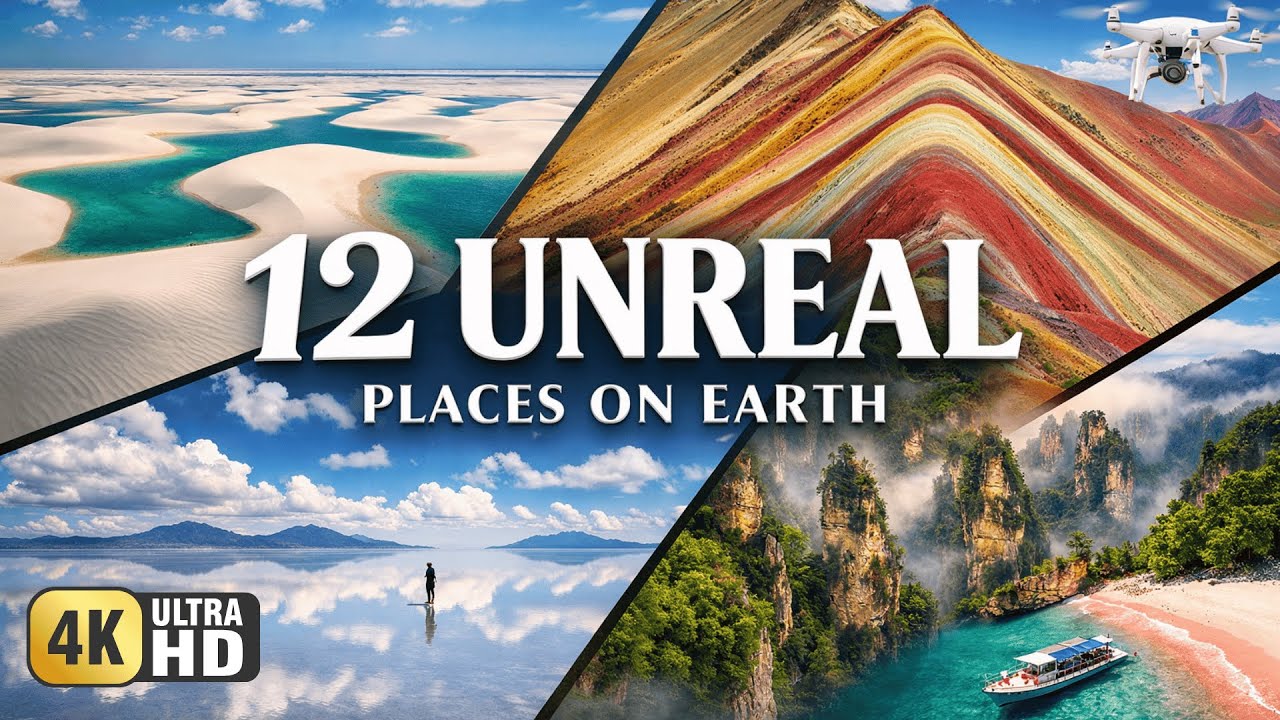 12 Unreal Places on Earth You Must See to Believe | Scenic 4K - YouTube