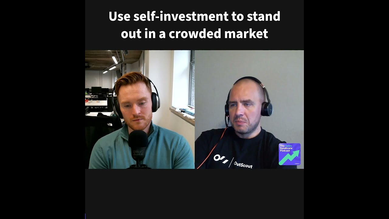 Use self-investment to stand out in a crowded market, with Gareth Webb ...