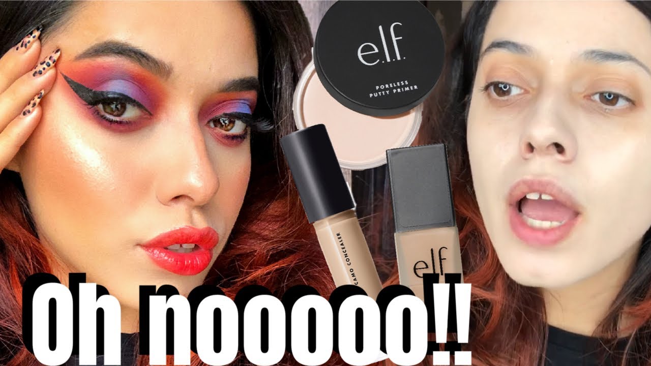 I did something wrong! FULL FACE OF ELF COSMETICS! AFFORDABLE MAKEUP ...