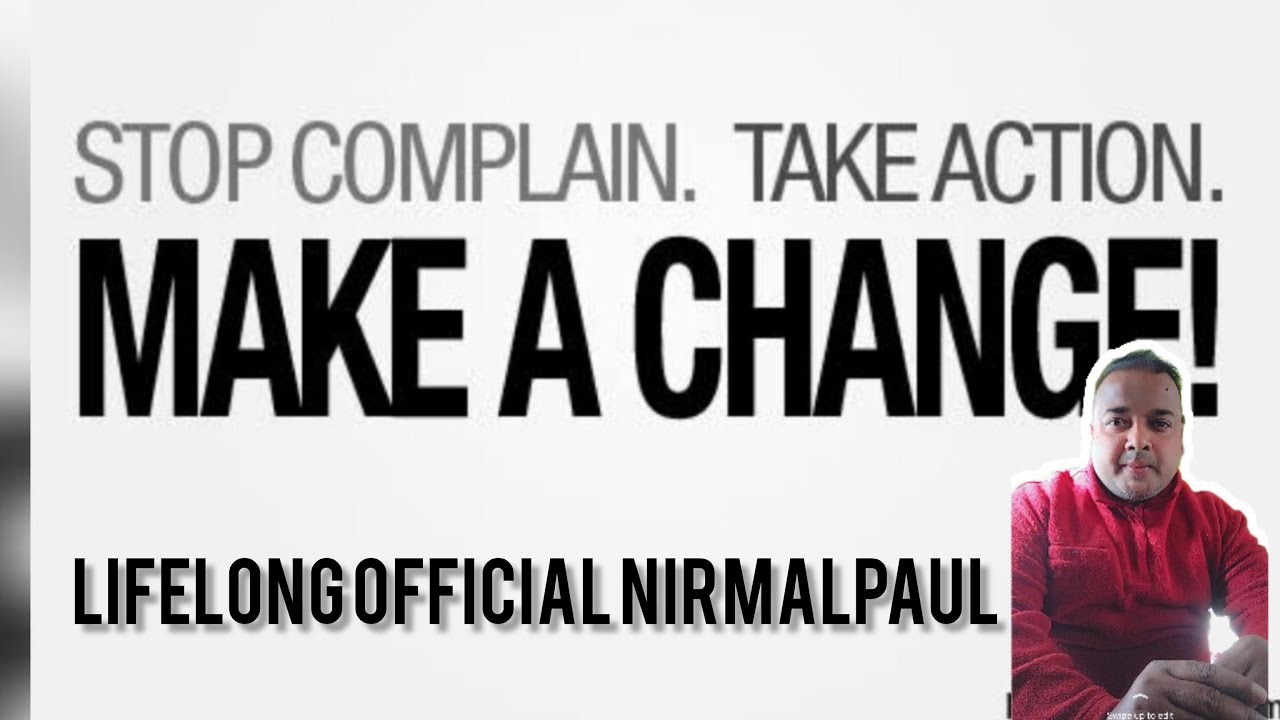 STOP Complaining TAKE action MAKE A change! - Motivational Video # ...