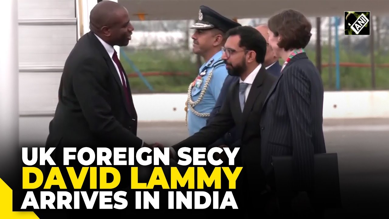 UK Foreign Secretary David Lammy arrives in India to hold meeting with ...