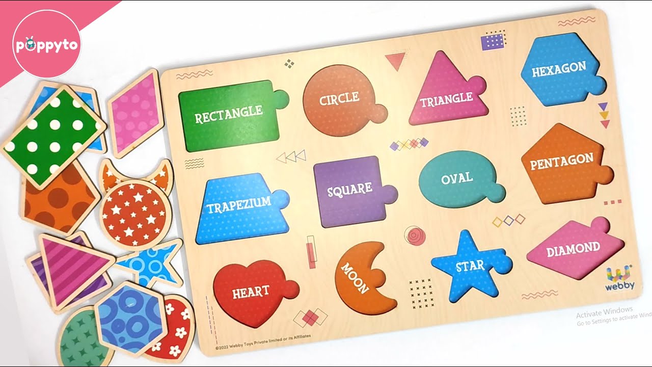 Best Learn Shapes with Puzzle Toy | Shapes for Kids | Shapes Names ...