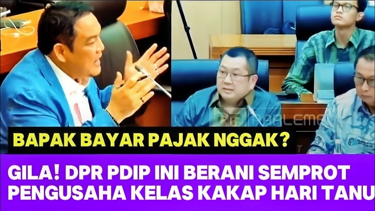 Hari Tanu disemprot dpr, Merubah ijin amdal orang lain untuk bangun ...