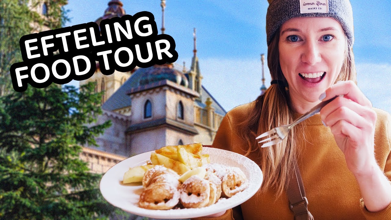 EPIC EFTELING FOOD TOUR (efteling theme park in the netherlands) - YouTube