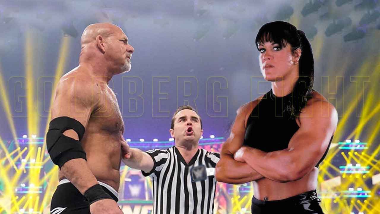Goldberg vs Chyna Match - YouTube