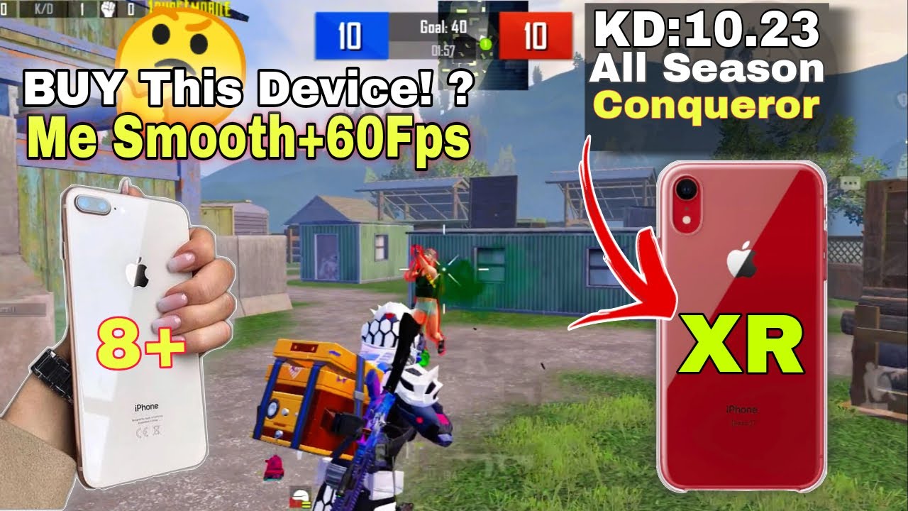 Unlocking the secrets of iPhone XR vs Me iPhone 8 Plus PUBG TDM testing ...