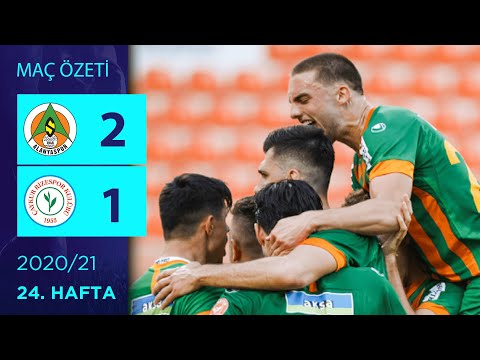 ÖZET: A. Alanyaspor 2-1 Ç. Rizespor | 24. Hafta - 2020/21