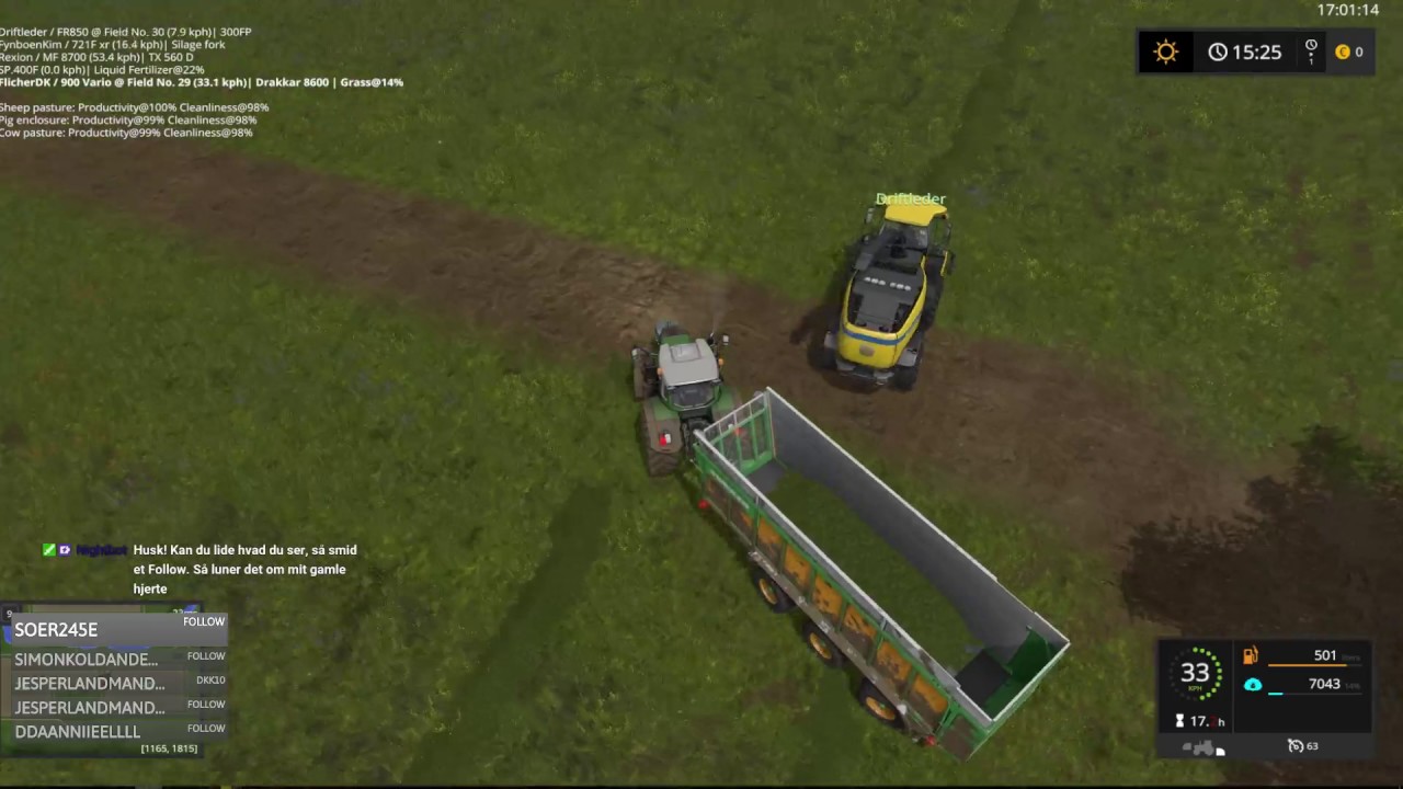 [DK/ENG] Hjælper på venners Server - Farmer Livestream - YouTube
