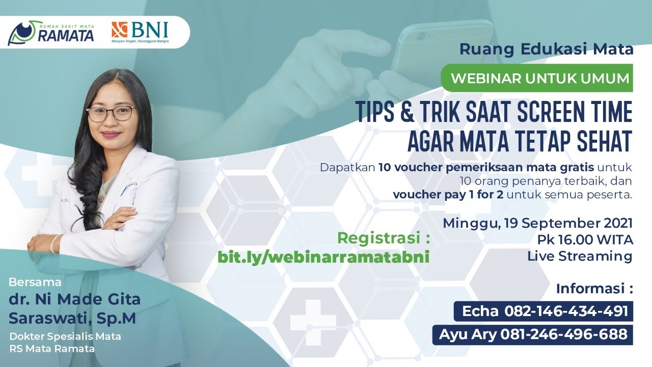Ruang Edukasi Mata Ramata "Tips & Trik Saat Screen Time Agar mata Tetap ...