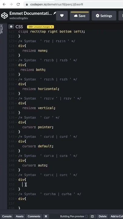 Emmet Css Shorthand Trick Part Two Youtube 
