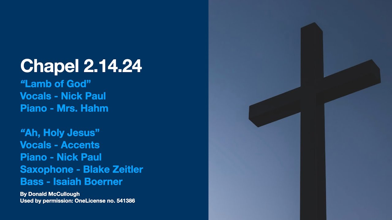 Chapel 2.14.24 West Lutheran High School - YouTube