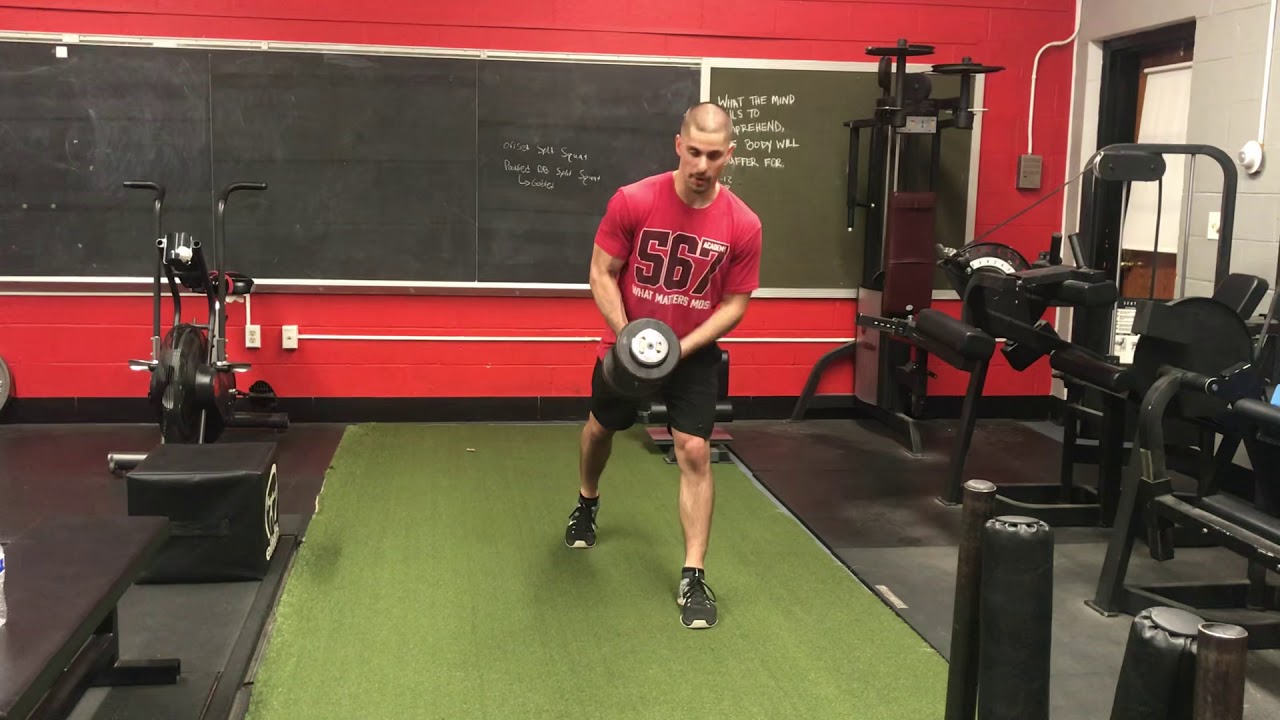 Offset Split Squat - YouTube