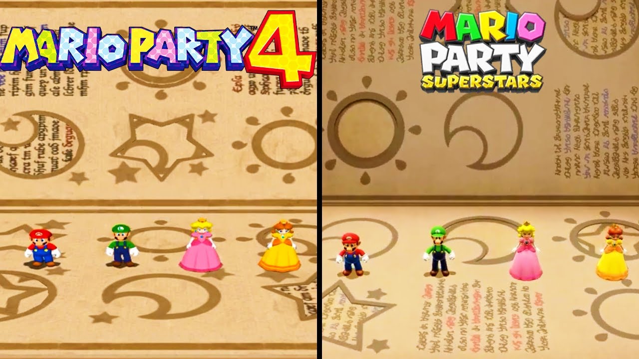 Evolution of All Mario Party 4 Minigames in Mario Party Superstars ...