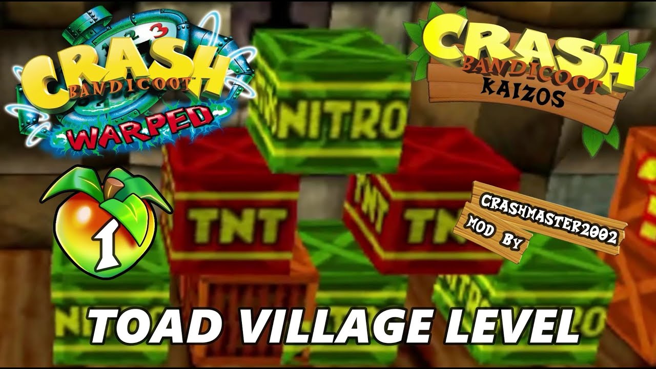 Crash Bandicoot 3 KAIZO Gameplay #1 Toad Village - YouTube