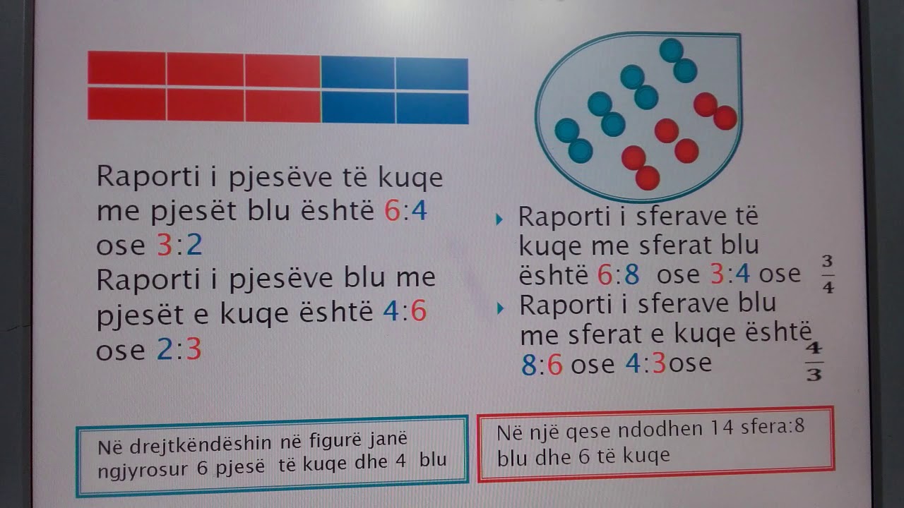 Matematika 6 Raporti Ushtrime me raportin - YouTube