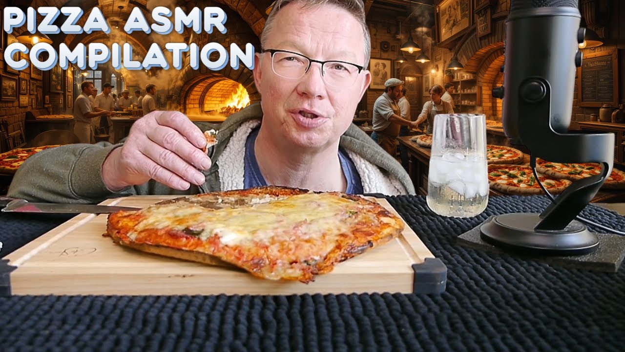 Mega Pizza ASMR Compilation, and Best Long Whisper Mukbang ASMR YouTube ...