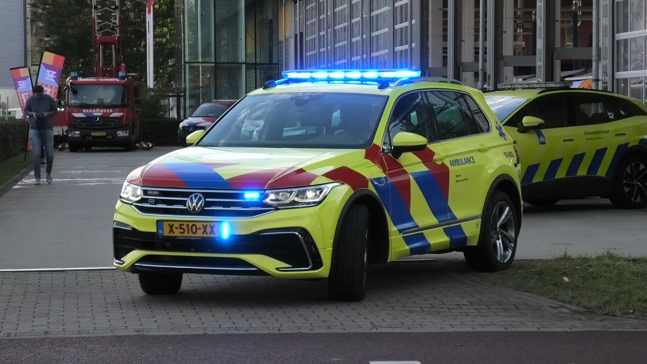 OVD-G 05-808 A1 vanaf opendag naar inzet in Wierden - YouTube
