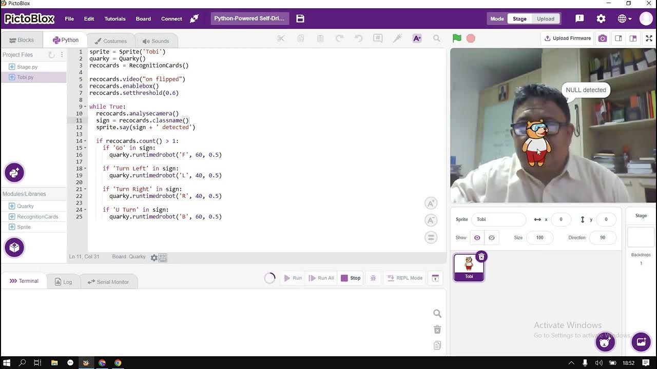 Python Powered Self Driving Car - YouTube