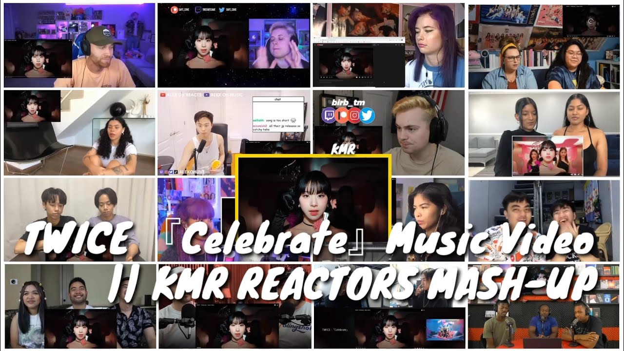 TWICE 『Celebrate』Music Video || KMR REACTORS MASH-UP - YouTube