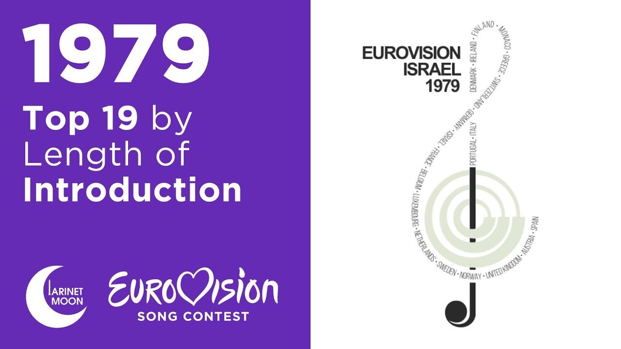 All Eurovision 1979 Song Intros Sorted by Length - YouTube
