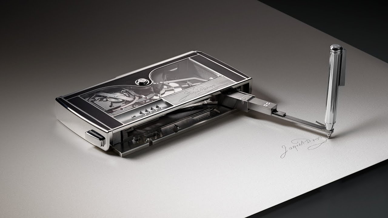 Jaquet Droz Signing Machine - YouTube