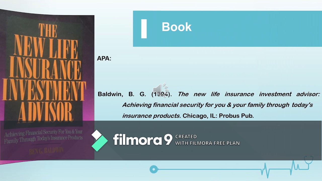 ANNOTATED BIBLIOGRAPHY - LIFE INSURANCE - YouTube