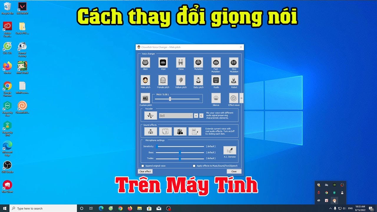 Phần mềm thay đổi giọng nói trên máy tính PC, laptop | Phần mềm chỉnh ...