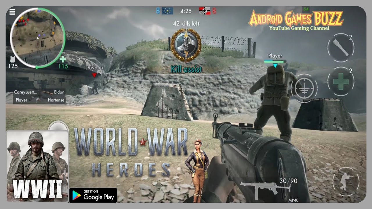 Point Capture World war heroes Game Play ( Android & iOS ) #2 - YouTube