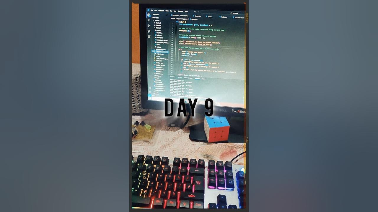 DAY 9 OF CODING #codewithme #coding #computerscience - YouTube