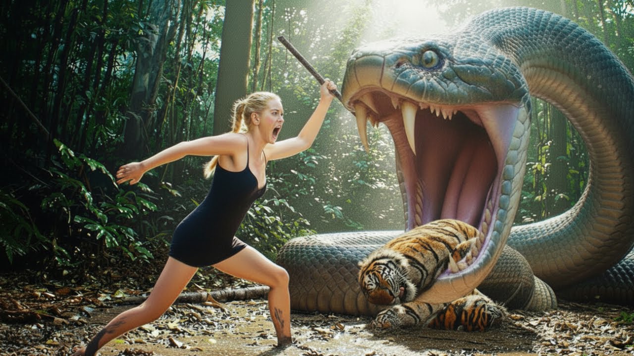 A Girl Alone Surviving In Jungle After Plane Crash, Battles with Giant ...