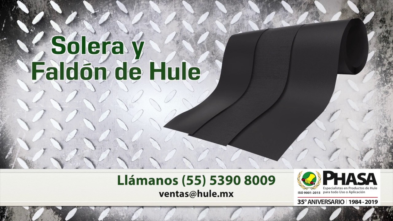 🆕Faldón De Hule En México 2020 👉 Esponja De Solera De Hule 2020 y ...