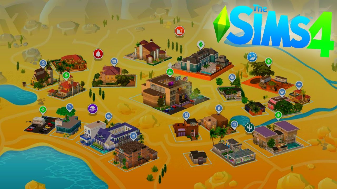Shopping para Concluir Oasis Springs em meu Save (Speed Build) - YouTube